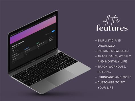 Adhd Notion Dashboard 2024 Notion Template Dark Mode Editable
