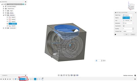 Solved Circular Pattern Tool Quick Question Autodesk Community