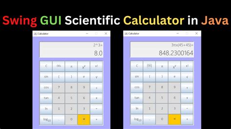 Scientific Calculator In Java Copyassignment