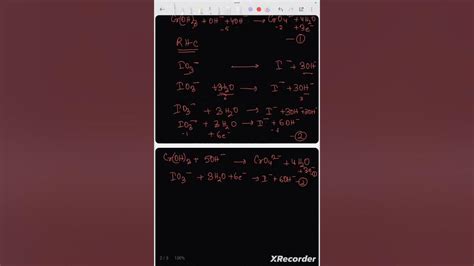 Ion Electron Method Basic Medium Youtube
