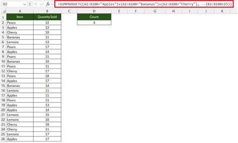 Excel Made Easy How To Use Countif With Multiple Criteria Myexcelonline