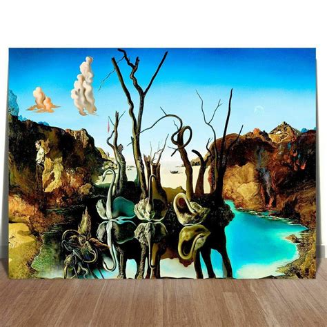 Dali Elephants And Swans