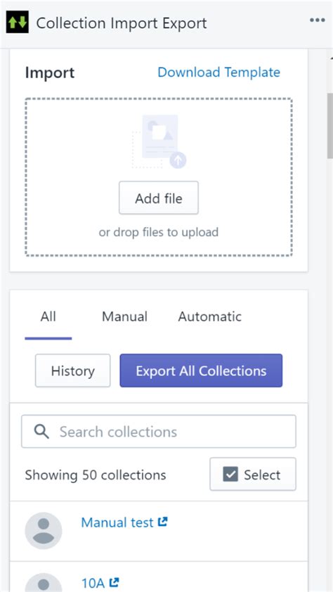 Collections Import Export Pro Importexport Collections To Csv