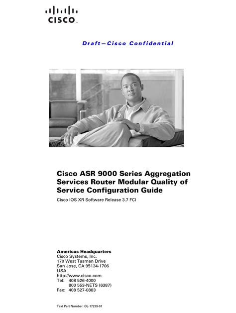 CISCO ASR 9000 SERIES CONFIGURATION MANUAL Pdf Download ManualsLib