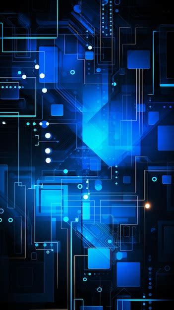 Premium Photo Generative Ai Abstract Technology Background Photo