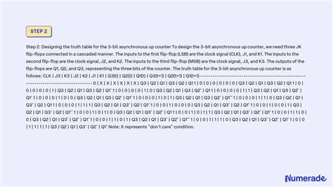 solved q 6 design 3 bit asynchronous up counter using negative edge