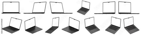 Realistic Laptop Bundle Space Black Color