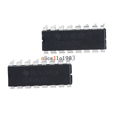 10pcs Cd4060be Cd4060 4060 Ripple Carry Binary Counter Ic Dip 16 Pin