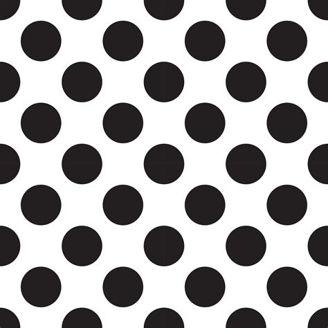 Seamless Patterns With White And Black Peas Polka Dot 344778 Vector