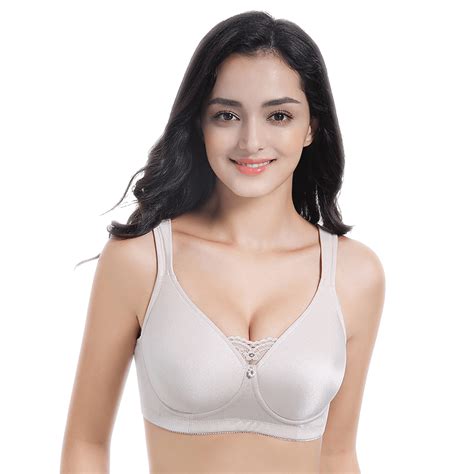 Bimei Womens Mastectomy Bra Pockets Wireless Post Surgery Invisible
