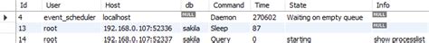 List Sessions Active Connections On MySQL Server MySQL Data Dictionary Queries