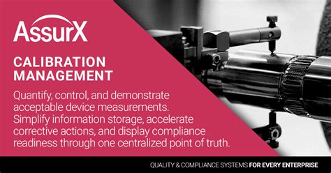 Calibration Management Demo Qms