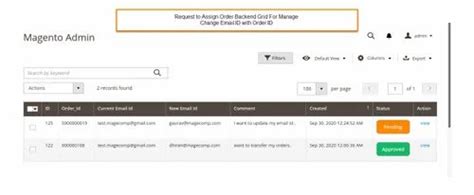 Magento 2 Request To Assign Order In Bhavnagar