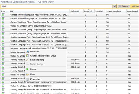 how to manually download updates with sccm