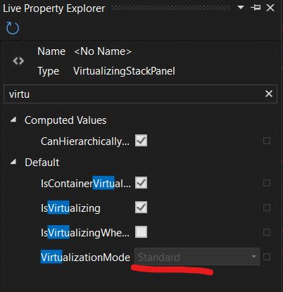 C Override VirtualizationMode Default Value On TreeViewItems Stack Overflow