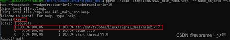 gperftools安装与使用 csdn博客