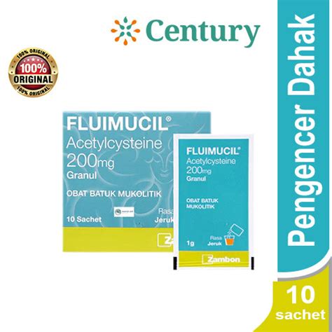 Jual Fluimucil 200 Granul 3dus10`s Jakarta Pusat Century