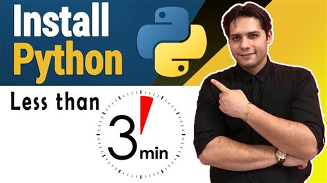 Installing Python Less Than 3 Minutes Python Basics Tutorial For Beginners Youtube