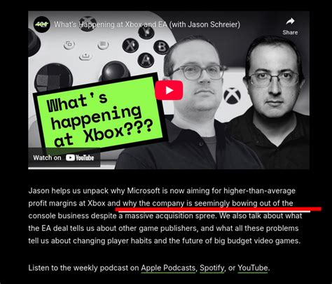 Techrights — Gaming Journalist And Guru Jason Schreier Says Microsoft
