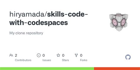 Github Hiryamadaskills Code With Codespaces My Clone Repository