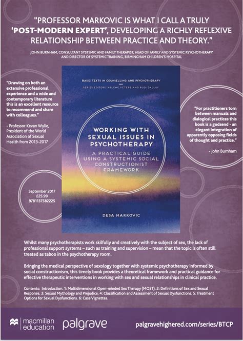 PDF Working With Sexual Issues In Psychotherapy A Practical Guide Using A Systemic Social