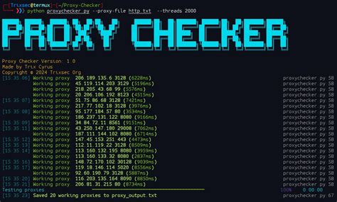 Github Trixsecproxy Checker Fast Proxy Checker