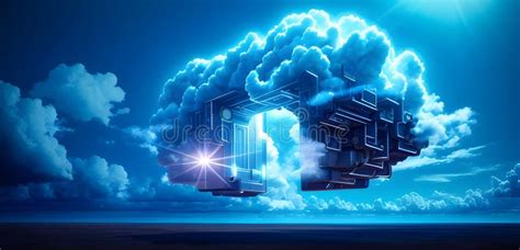 Generative Ai Cloud Computing Technology Online Data Storage For