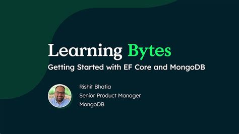 Getting Started With Ef Core And Mongodb Learn Mongodb