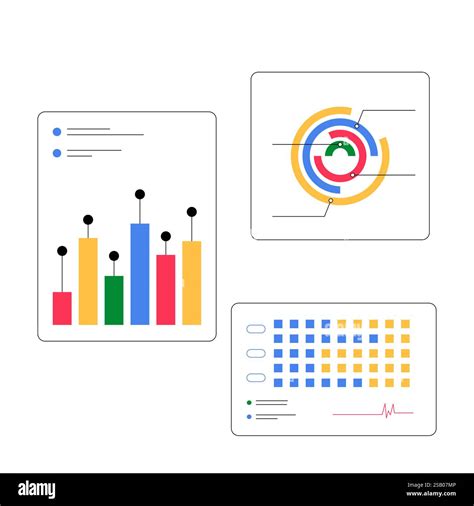 Data Visualization And Analytics In Flat Vector Illustration