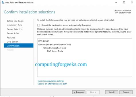 Install And Configure Dns Server On Windows Server 2022 Computingforgeeks