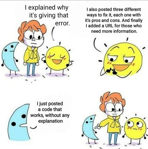 Me Choosing Stack Overflow Answers Rprogrammerhumor