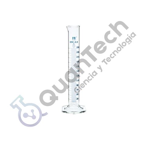 Probeta De Vidrio 250 Ml Graduada Quantech