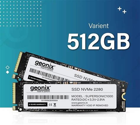 Geonix 512 Gb Ssd At Best Price In New Delhi By Eleen Infotech Id 2854307429512