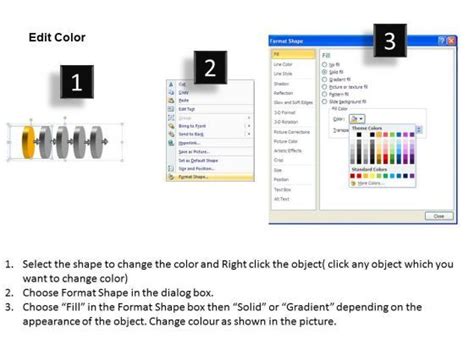 Circular Stages Involved Development Sample Flow Charts Vision PowerPoint Slides