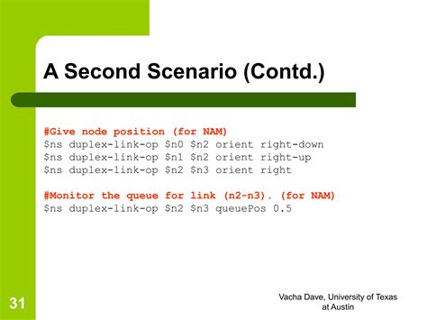 NS Overview Network Simulator Tutorial PPT
