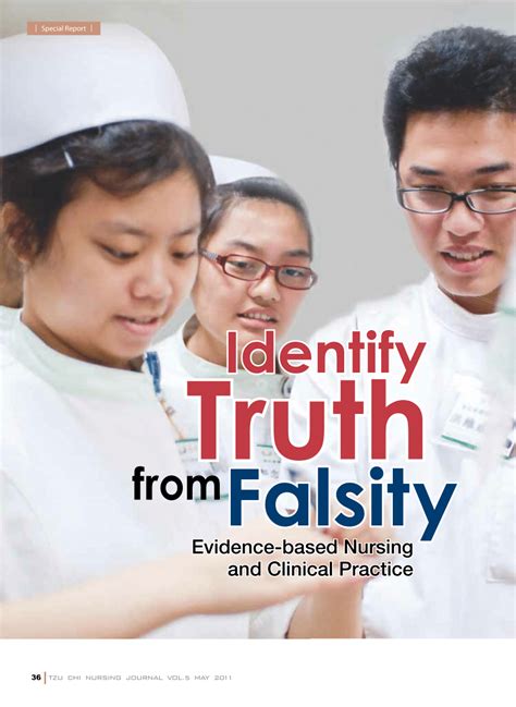 Pdf Identify Truth From Falsity Evidence Based Nursing And Clinical Practice