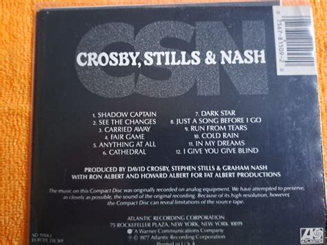 Cd Crosby Stills And Nash Csn Gebraucht In Aarberg Für Chf 4 Mit Lieferung Auf Ricardo Kaufen