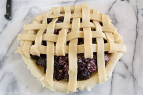 How To Make A Lattice Pie Crust Crazy For Crust