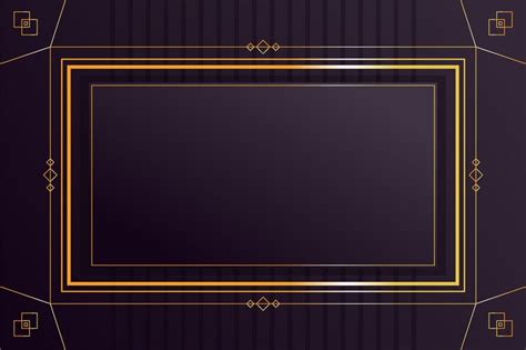 골든 프레임이 있는 그라데이션 검정색 배경 무료 벡터