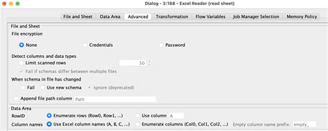 excel reader so annoying transformation tab knime analytics
