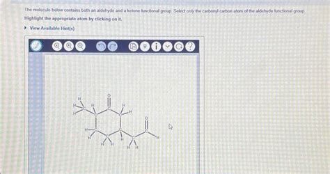 Solved The molecule below contains both an aldehyde and a | Chegg.com