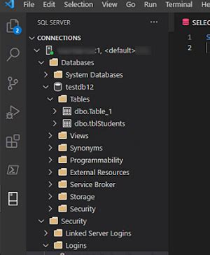 Connect To MS SQL Server Database In Visual Studio Code Windows OS Hub