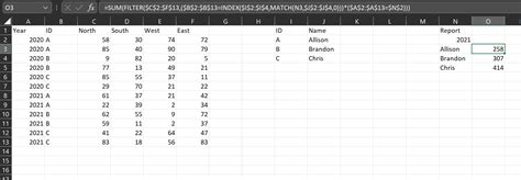 Excel Formula Horizontal Sumifs With Two Vertical Criteria Stack