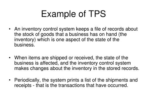 Ppt Transaction Processing System Tps Powerpoint Presentation Free Download Id 665762