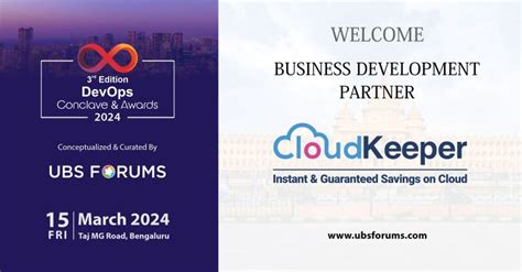 ubs forums pvt ltd on linkedin 3rd edition devops conclave and awards 2024