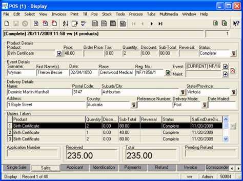 POS Module Point Of Sale Service