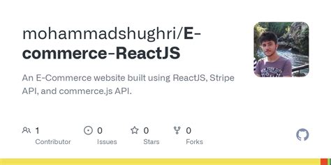 Github Mohammadshughrie Commerce Reactjs An E Commerce Website