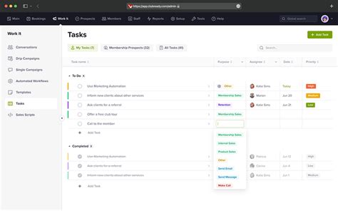 Task Creation For A Fitness Crm By Excited On Dribbble