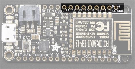 Pinouts Adafruit Feather Huzzah Esp8266 Adafruit Learning System