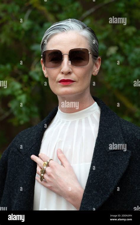Erin O Connor Attending The Christian Dior Womenswear Spring Summer Show As Part Of Paris